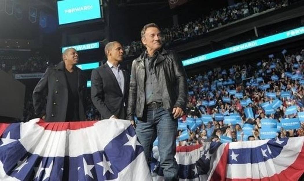 Jay Z και Bruce Springsteen στο πλευρό του Barack Obama | Gossip-tv.gr