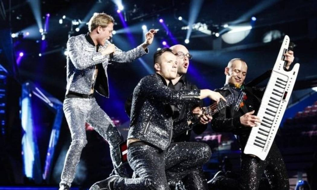 Eurovision 2013: Η πρόβα των εκπροσώπων της Λετονίας πριν λίγο στην ...