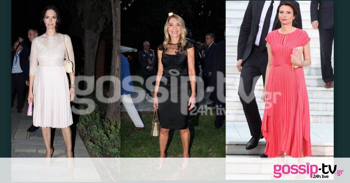 Γιορτή της Δημοκρατίας: Δείτε τι φόρεσαν οι κυρίες στο Προεδρικό Μέγαρο ...