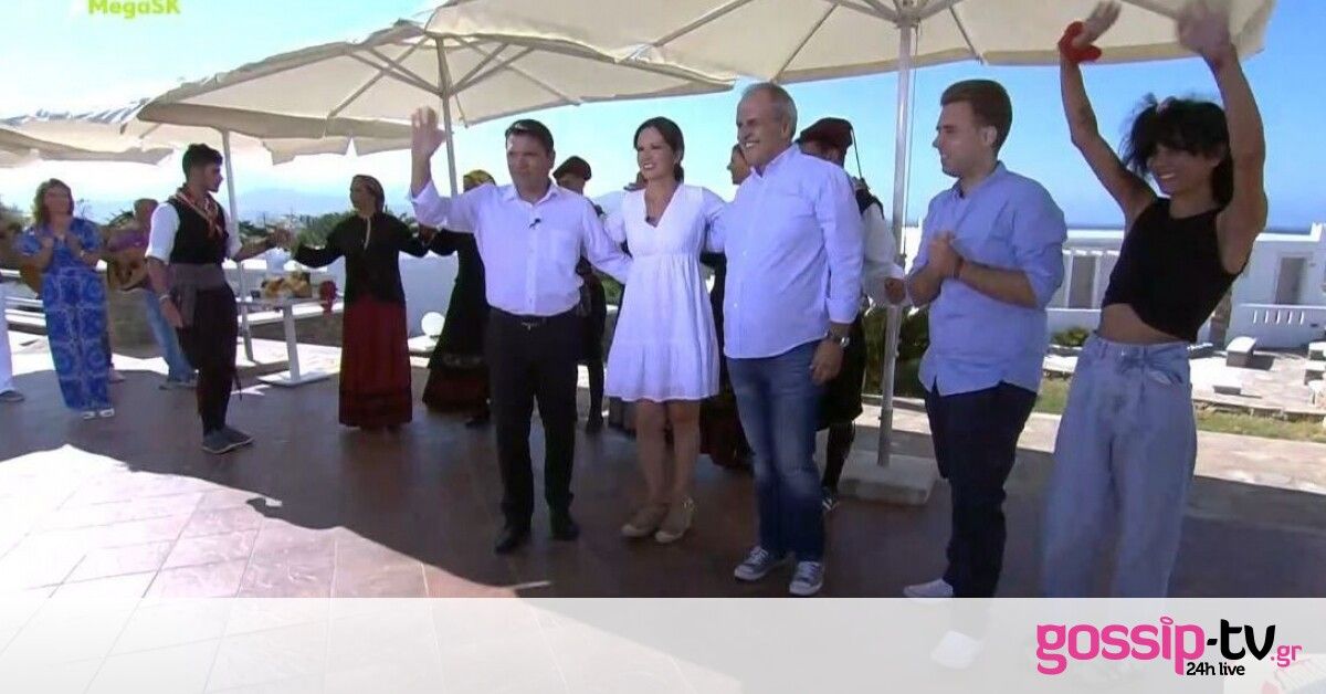 Αυλαία για την εκπομπή Mega Σαββατοκύριακο από την όμορφη Νάξο ...