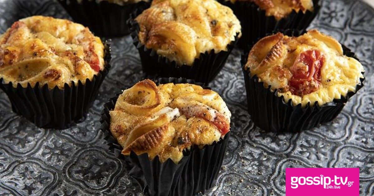 Muffins ζυμαρικών από τον Άκη Πετρετζίκη | Gossip-tv.gr