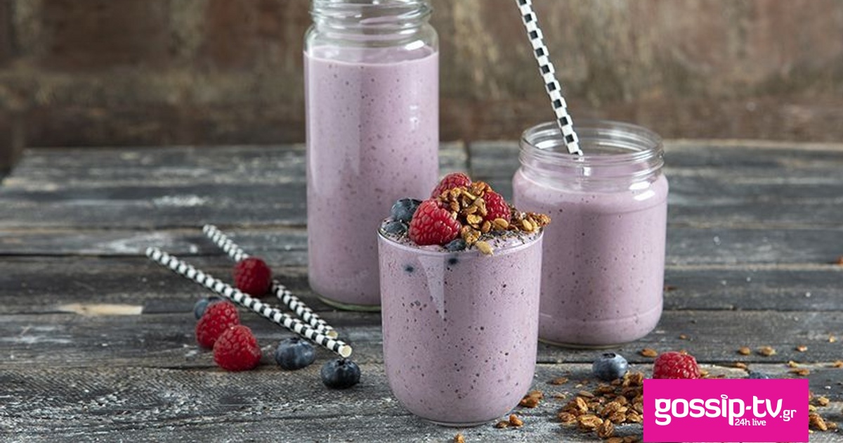 Smoothie με μούρα, χουρμάδες και σπόρους τσία από τον Άκη Πετρετζίκη ...