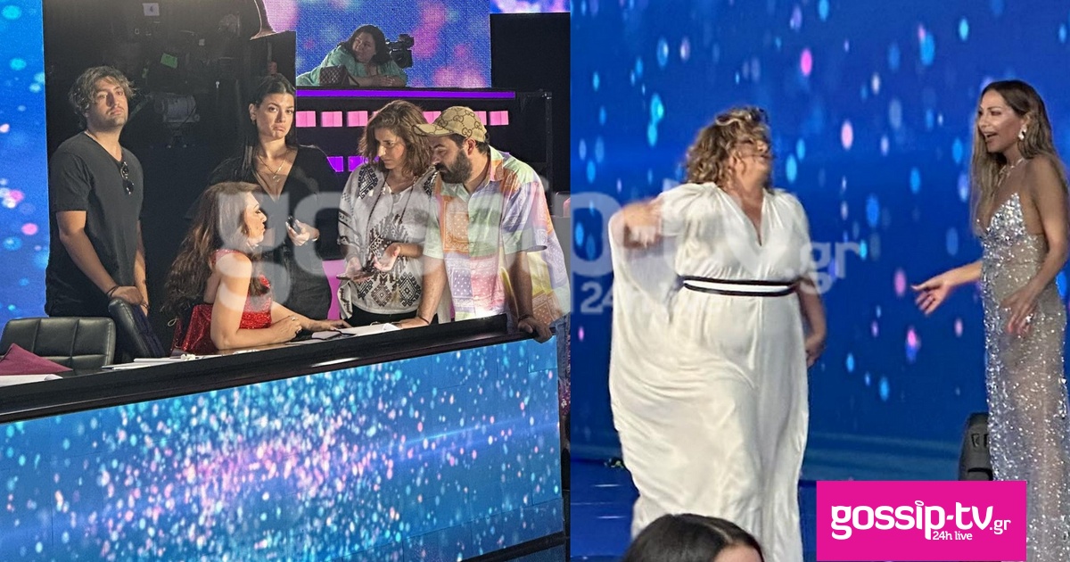 J2US Τελικός backstage: Η Καίτη Γαρμπή με τον γιο της Δημήτρη και τα νεύρα της Βανδή με τη Βίκυ ...