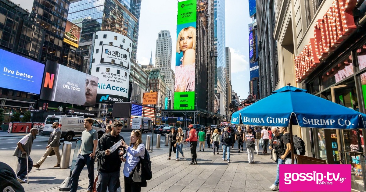 Κατερίνα Λιόλιου: Φιγουράρει σε billboard στην Times Square! | Gossip-tv.gr