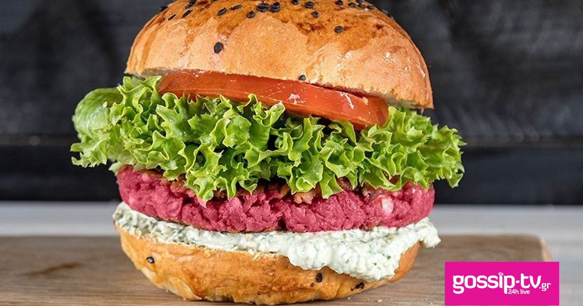 Burger με παντζάρι και φέτα από τον Άκη Πετρετζίκη | Gossip-tv.gr