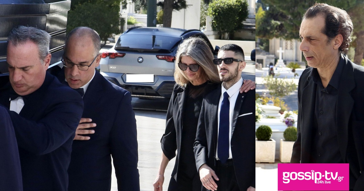 Το τελευταίο «αντίο» στον Δημήτρη Κολλάτο - Συντετριμμένοι οι γιοι του ...