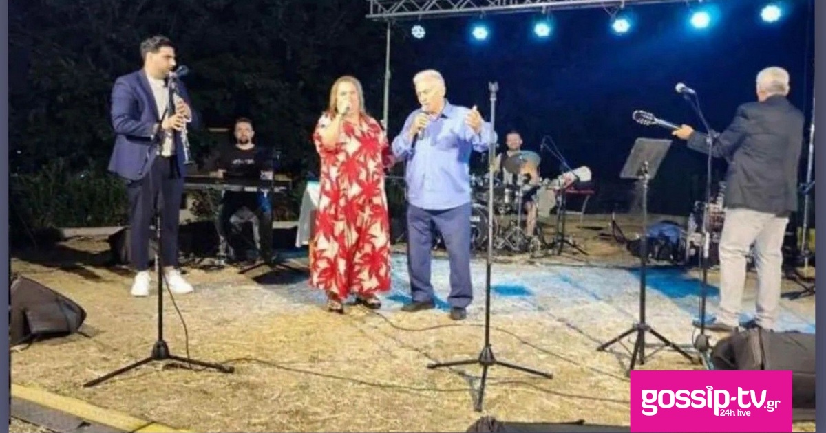 Ντουέτο με την Έφη Θώδη σε πανηγύρι ο Παναγιώτης Ψωμιάδης | Gossip-tv.gr